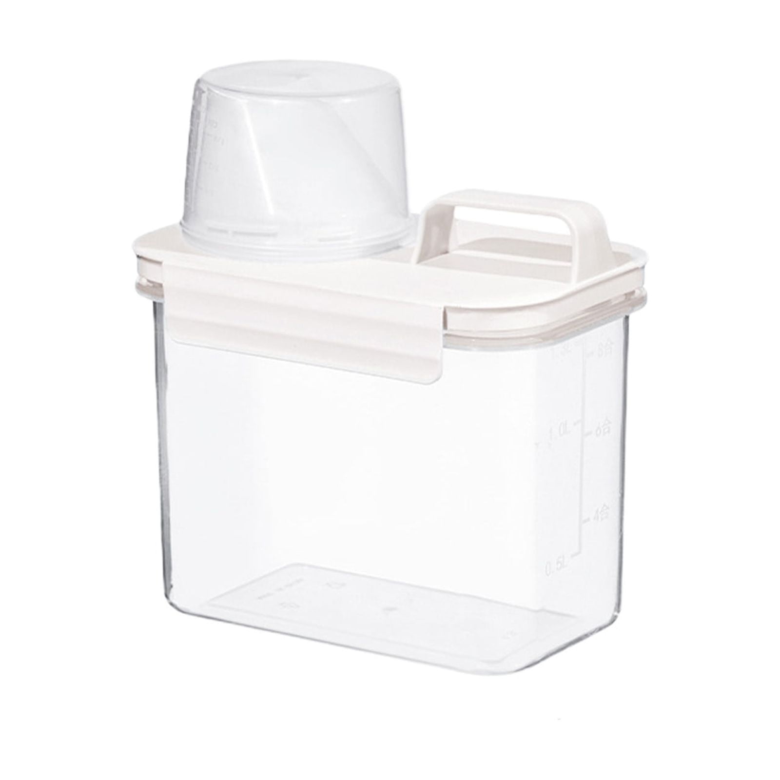 A Dry Food Storage Containers Set With Lids Transparent Plastic For ...