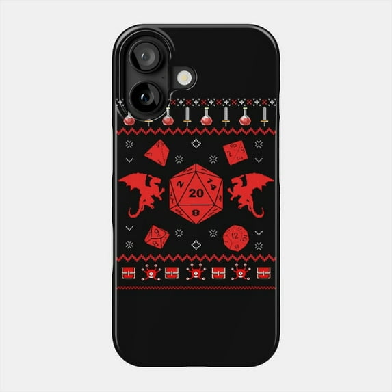 A Dungeons and Dragons Ugly Sweater with a Nerdy and Festive Case for ...