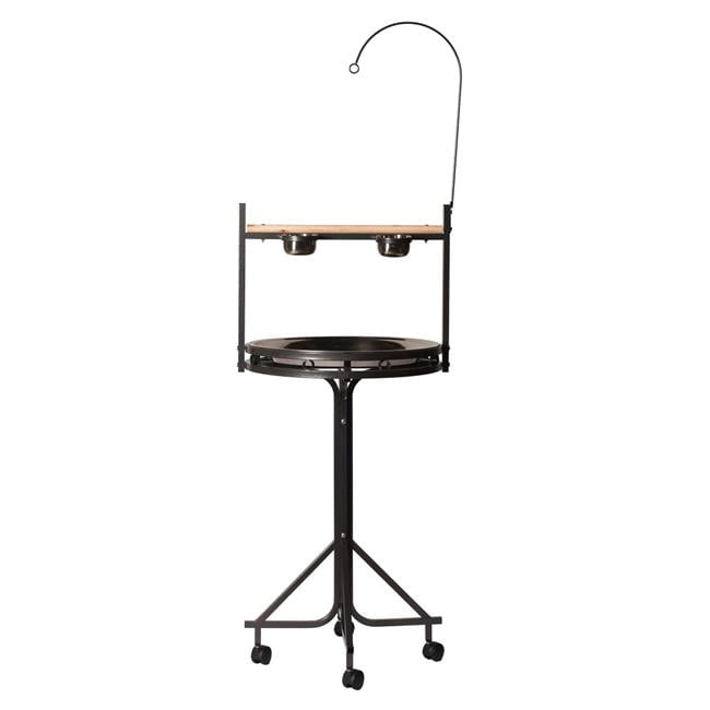 A&E Cage GC42323 HQ Black 23 x 23 in. Play Stand with Toy Hook, Black ...