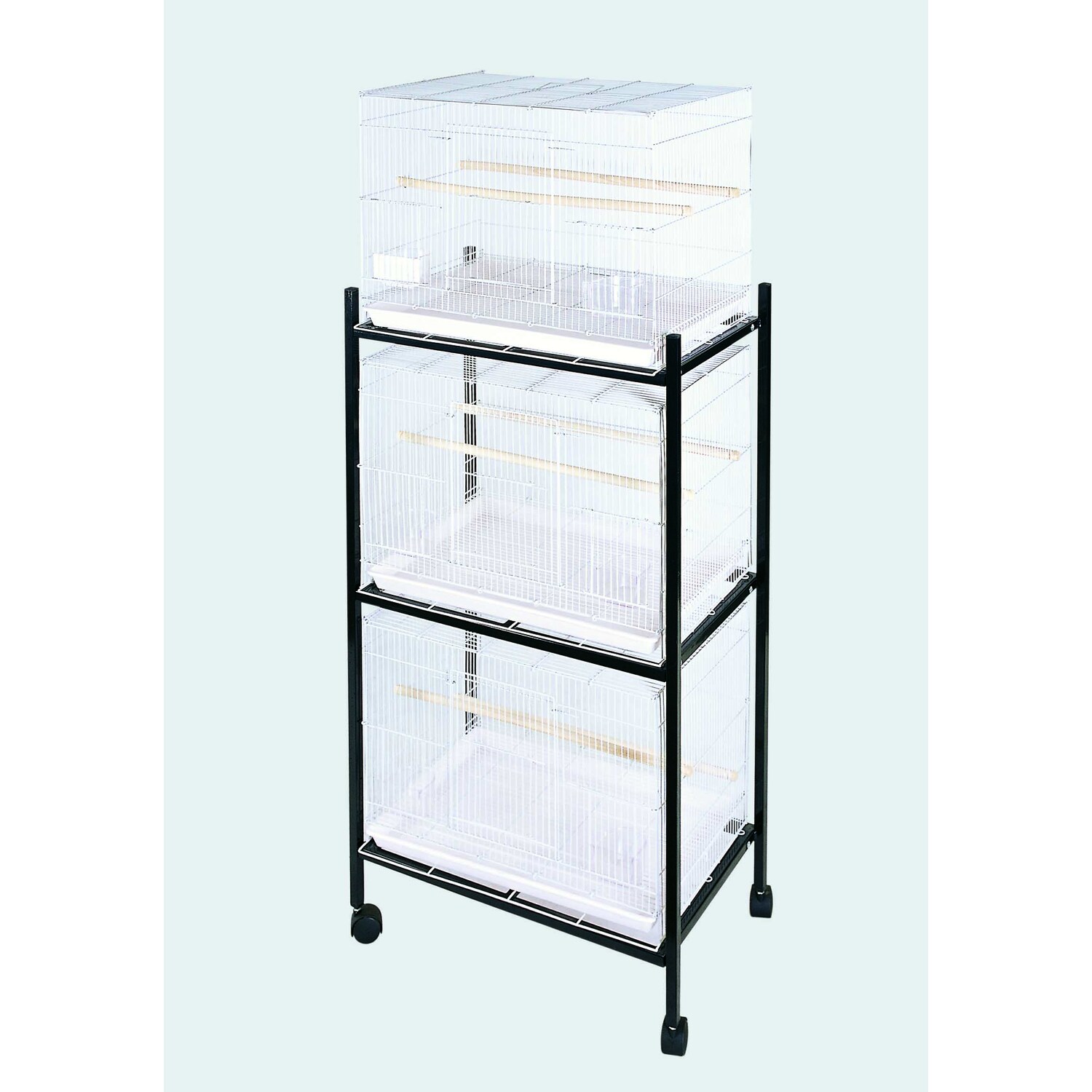A & E Cage 504 Stand-3 Black 3 Tier, Stand for 504 Cages - Walmart.com