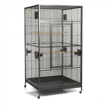 A and E Cage Co. 40"X30" Double Stack Breeder Cage - Platinum - Walmart.com