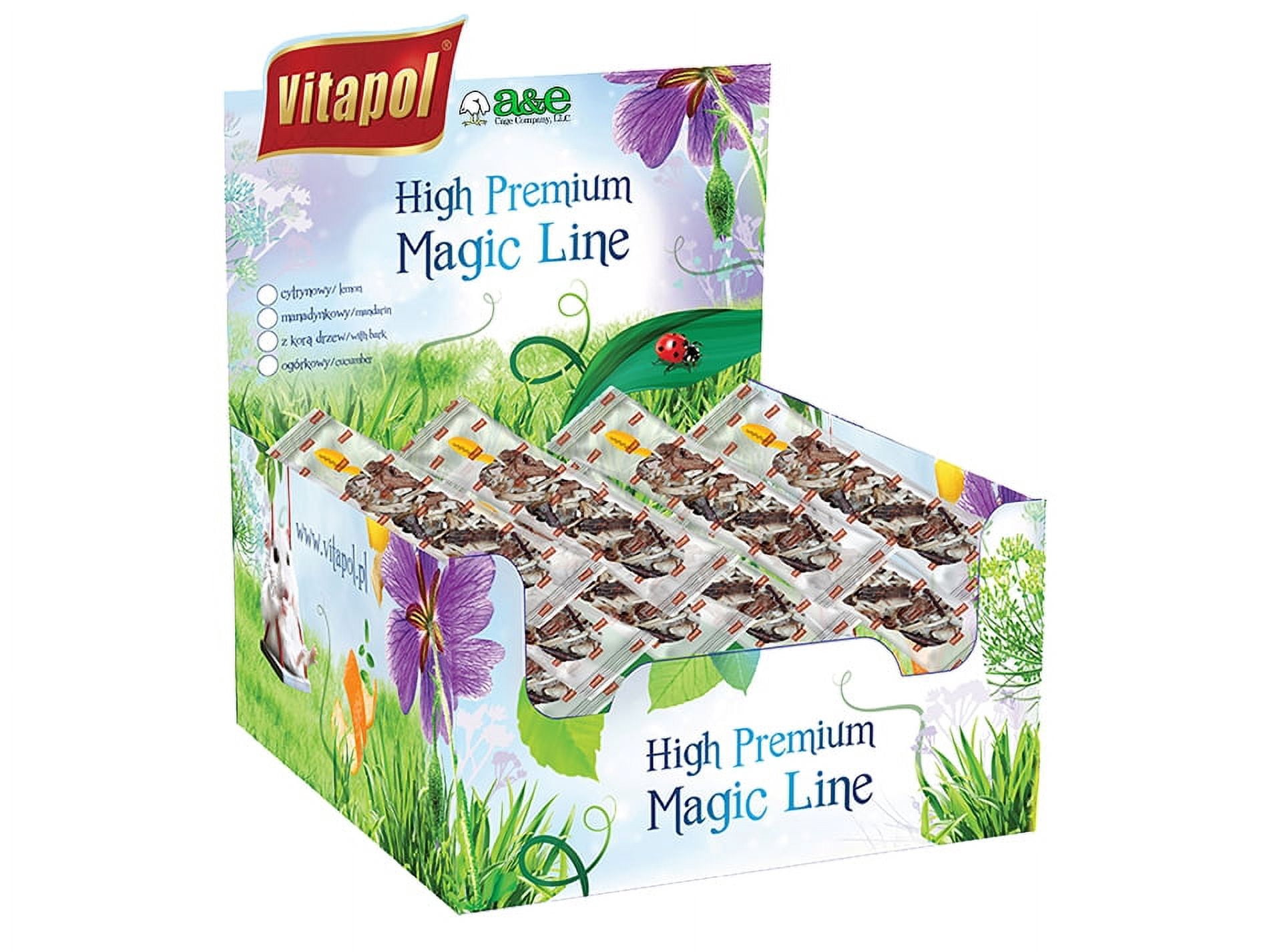 A&E Cage Co Magic Small Animal Bark Treat Sticks, 12 Count Display ...