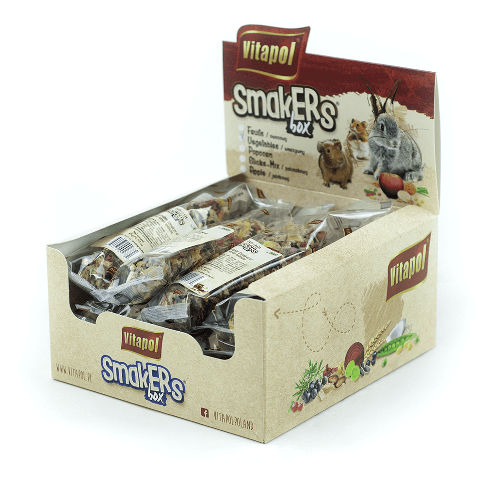 A&E Cage Company Smakers Veggie Sticks for Small Animals (12 Count ...