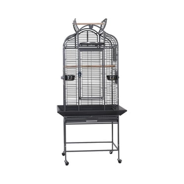 A and E Cage Co. Extra-Large Corner Bird Cage - Black, Perfect for Big ...