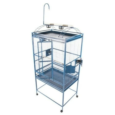Walnest XLarge Walk in Iron Aviary Bird Cage, Macaw Flight Finch Pet ...
