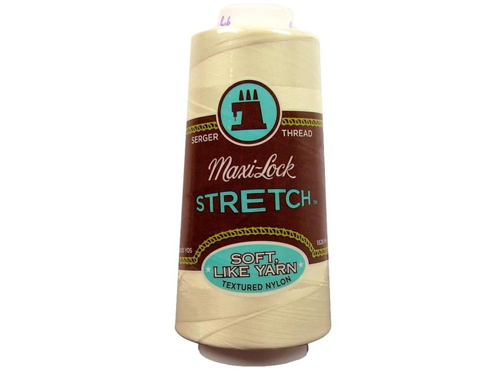 A&E Maxi Lock Stretch Thread 2000yd Eggshell - Walmart.com
