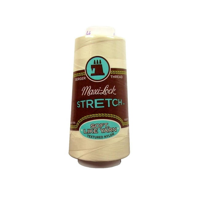 A&E Maxi Lock Stretch Thread 2000yd Eggshell - Walmart.com