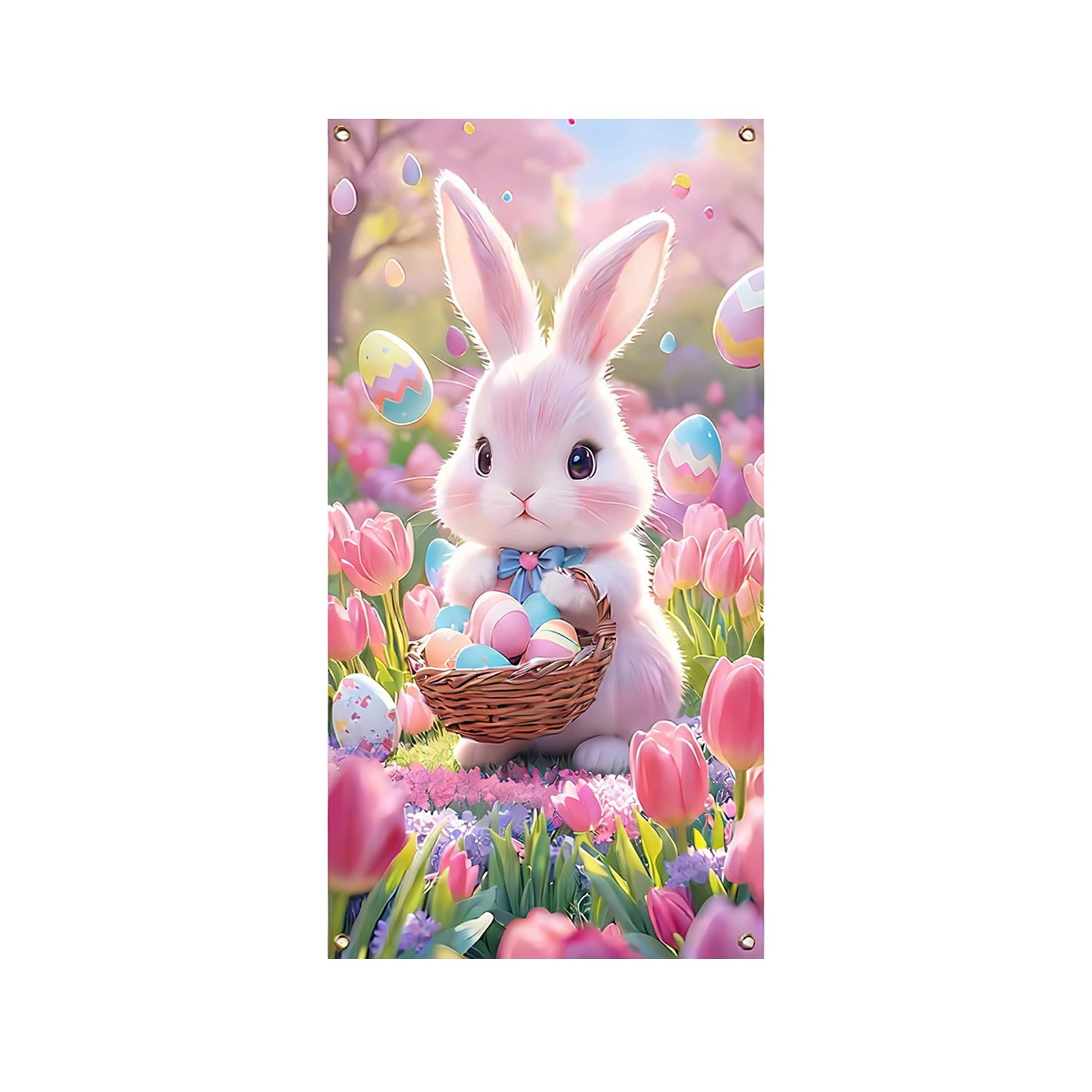 A Easter Door Cover Door Curtain Wall Decoration With Polyester ...