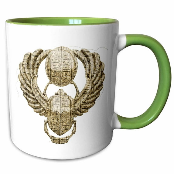 3drose, a Egyptian Scarab Beetle with Heiroglyphs, a Ancient Good Luck ...