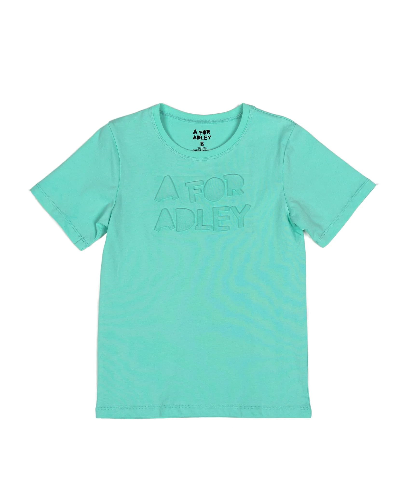 A FOR ADLEY 3D Logo Embossed Tees with The Adley Logo Raised Up Out of ...
