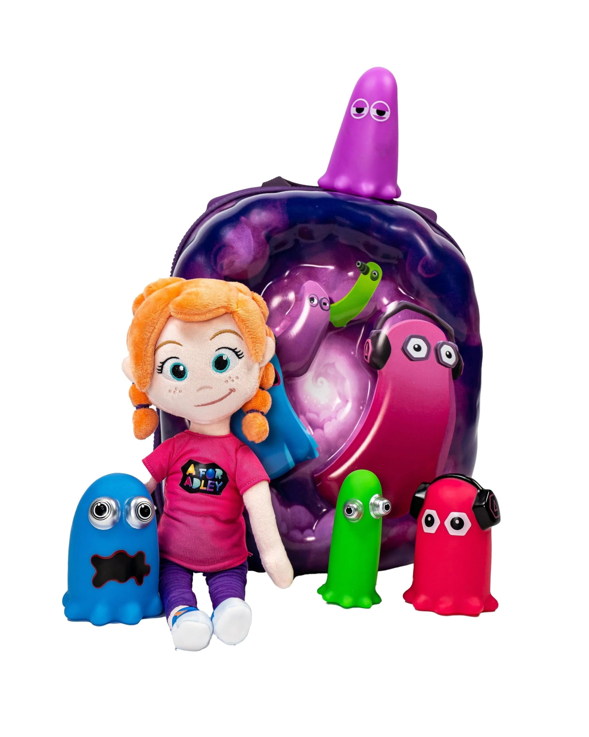 A FOR ADLEY Portal Escape Doll and Backpack Complete with All Four ...