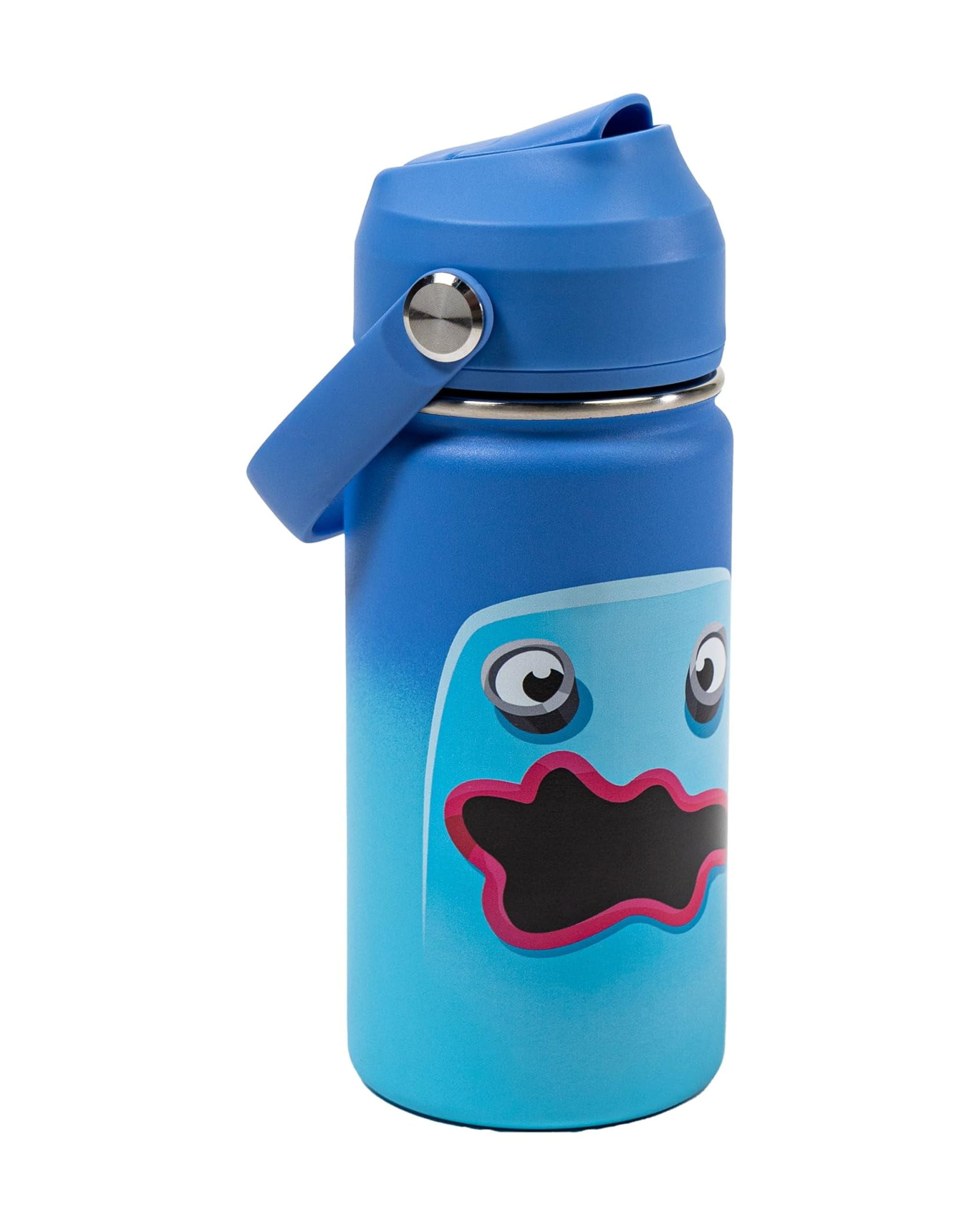 A FOR ADLEY Rainbow Ghost Water Bottles With Flip Top Straw and Lid ...