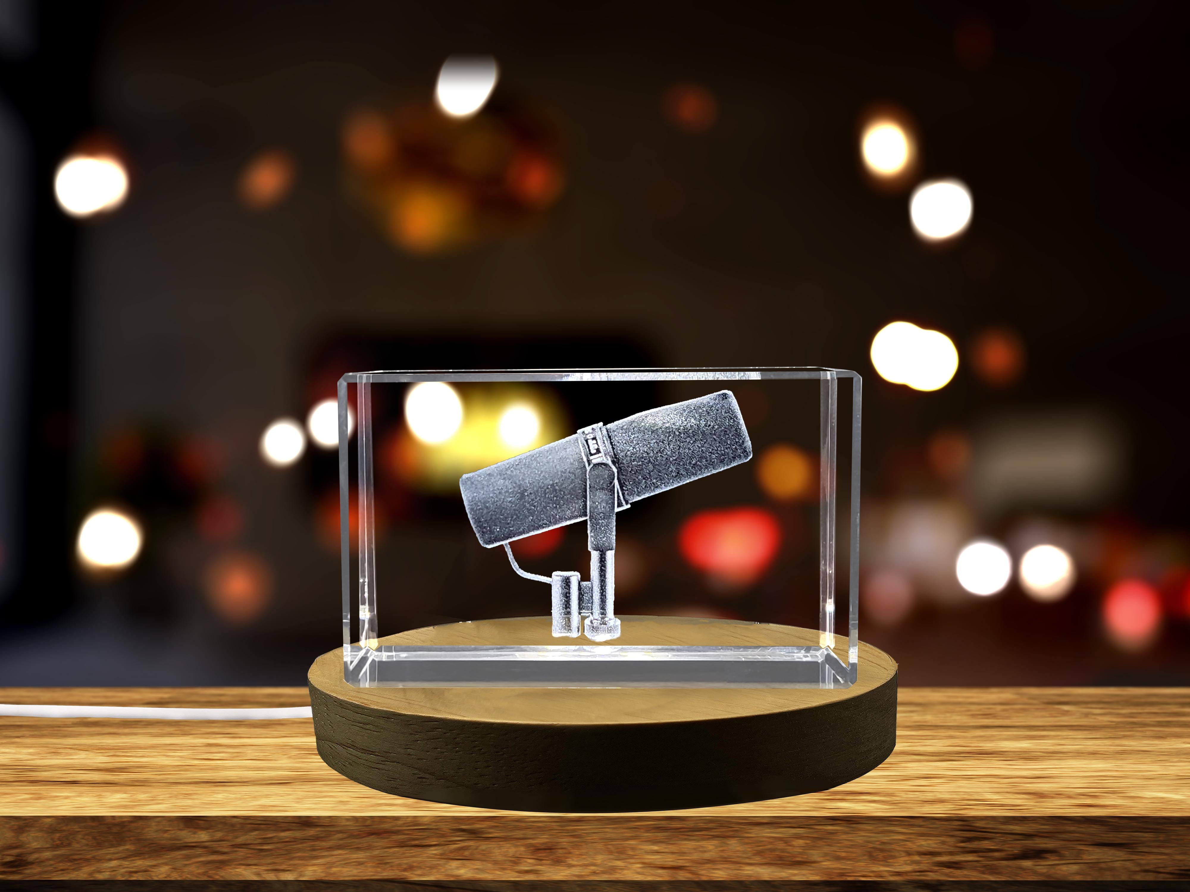 A Faceted Crystal LD Dynamic Microphone - A Hyper-Realistic Audio ...