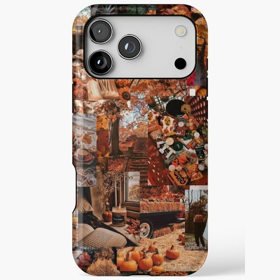 A Fall Aesthetic Collage Themed Autumn Season iPhone 11 through 17 Pro ...