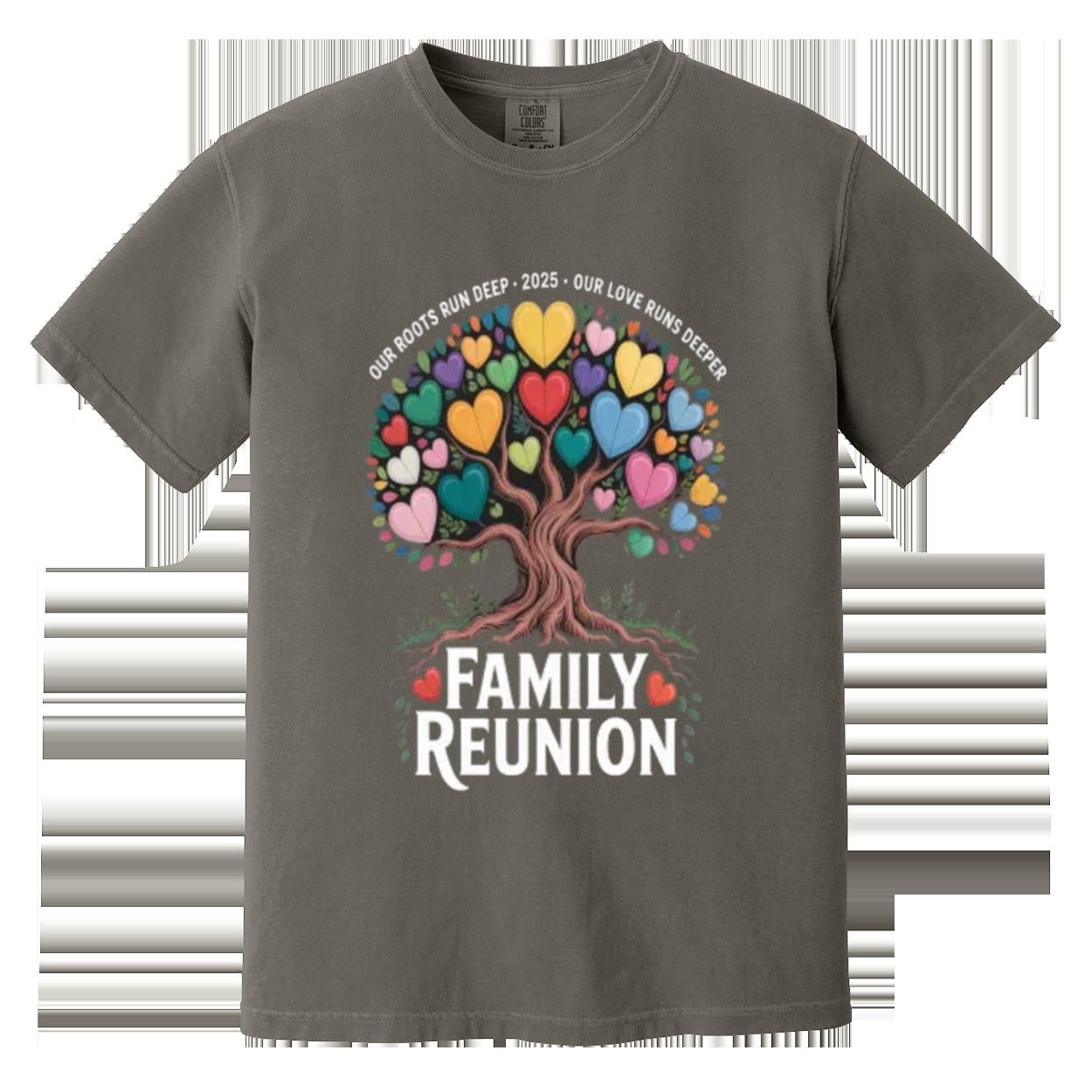 A Family Reunion Group Font For A Matching Quote Comfort Color T-Shirt ...