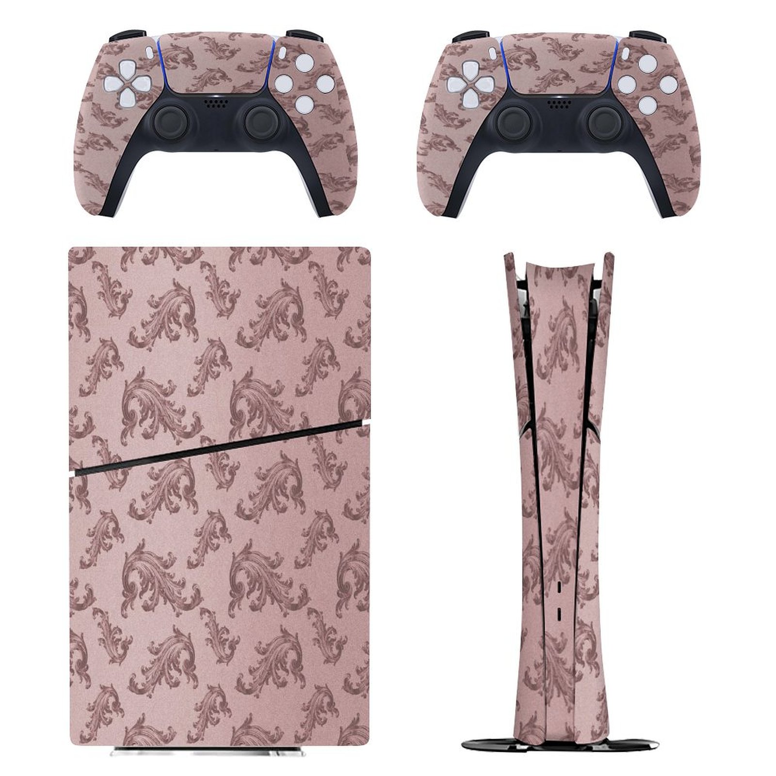 A Famous Article, A Pattern, Gray Powder PS5/PS5 Slim Digital Disc Skin ...