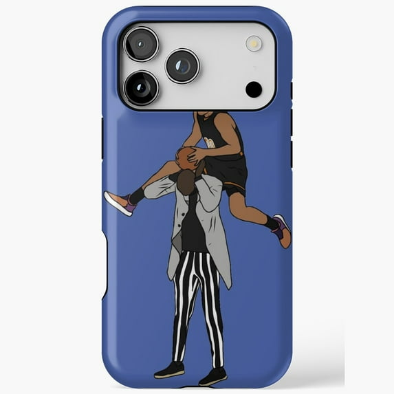 A Famous Basketball Player Dunk Themed Graphic iPhone 11 through 17 Pro ...