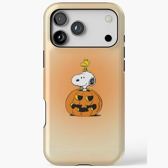 A Famous Cartoon Dog Inspired Pumpkin Themed Art iPhone 11 through 17 ...