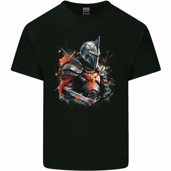 A Fantasy Medieval Knight In Armour Mens Womens S-5XL T-Shirt - Walmart.com