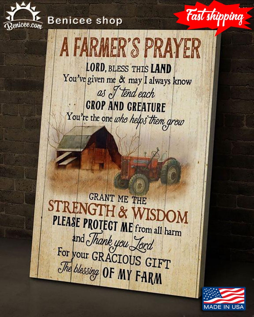 A Farmer’s Prayer Lord, Bless This Land You’ve Given Me & May I Always ...