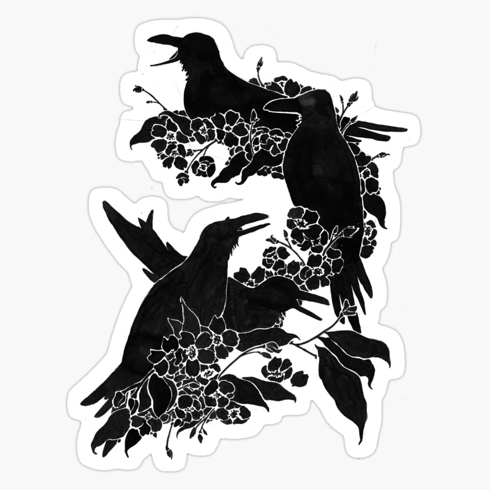 A Feast For Crows Sticker Phone Decal Water Bottle Stickers Car Decals ...