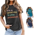 A Female Player T Shirt with Letter Prints Tops Loose - Walmart.com