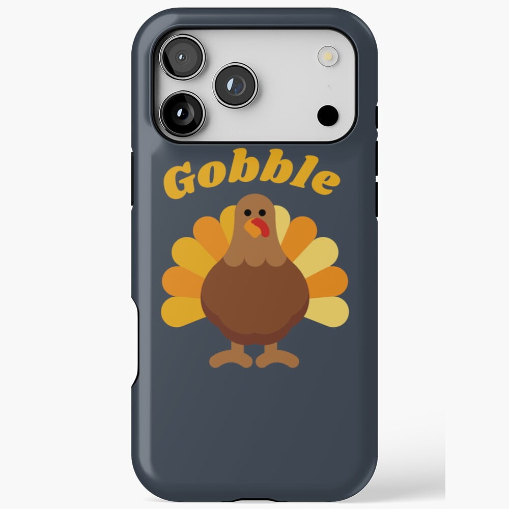 A Festive Holiday Themed Thanksgiving Turkey iPhone 11 through 17 Pro ...
