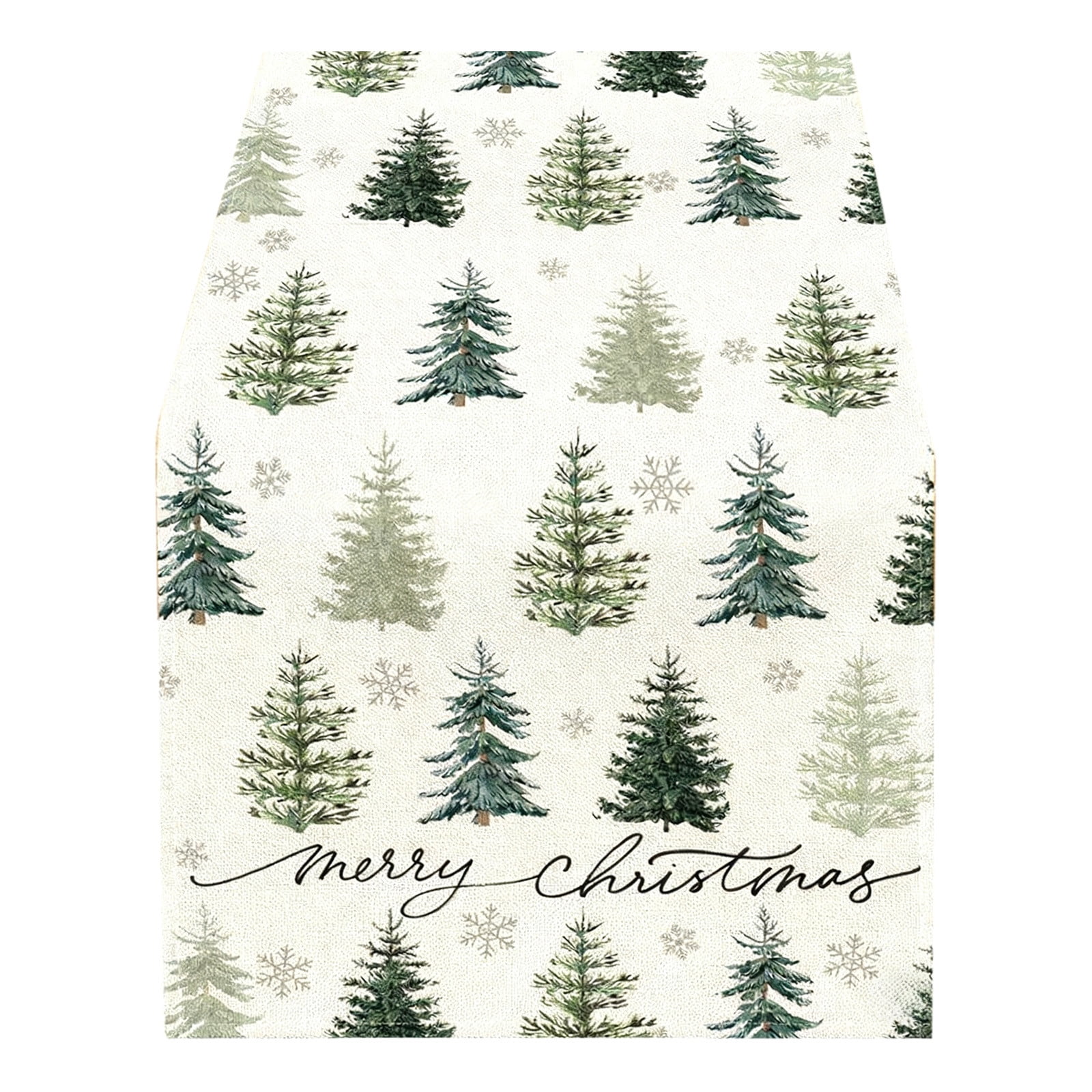 A Festive Table Runner With Holiday Pattern, Wrinkle-Resistant And Easy ...