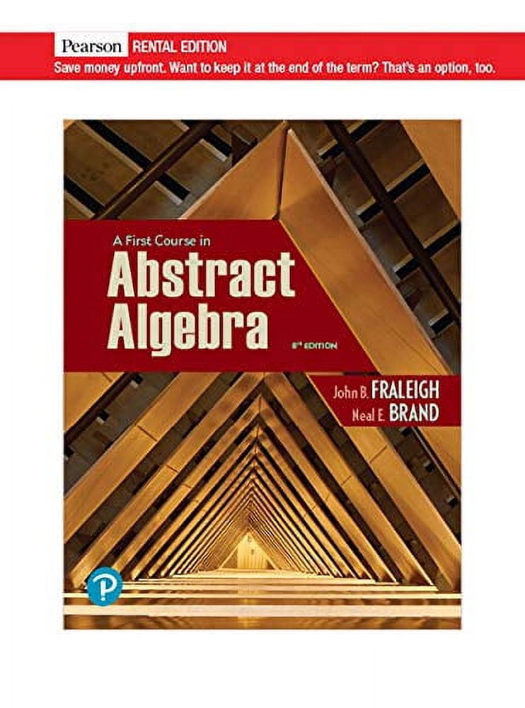 Pre-Owned A First Course in Abstract Algebra by John B Fraleigh ...