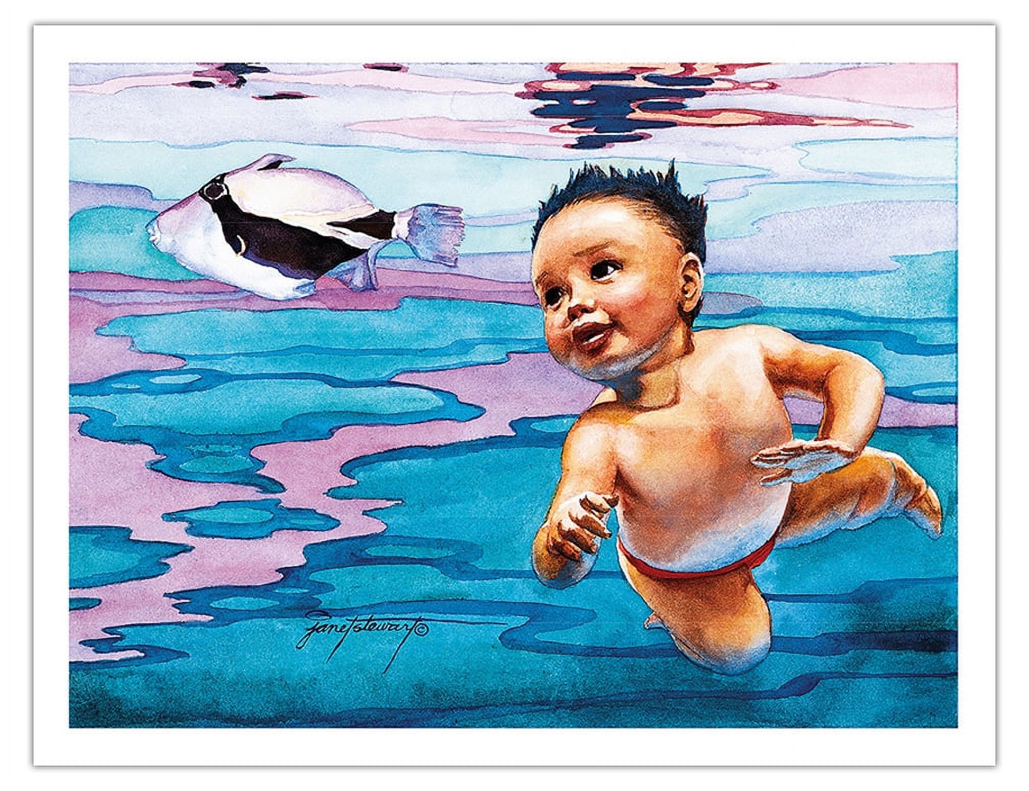 A Fish That Looks Like A Pig - Hawaii - Child with Trigger Fish - From ...