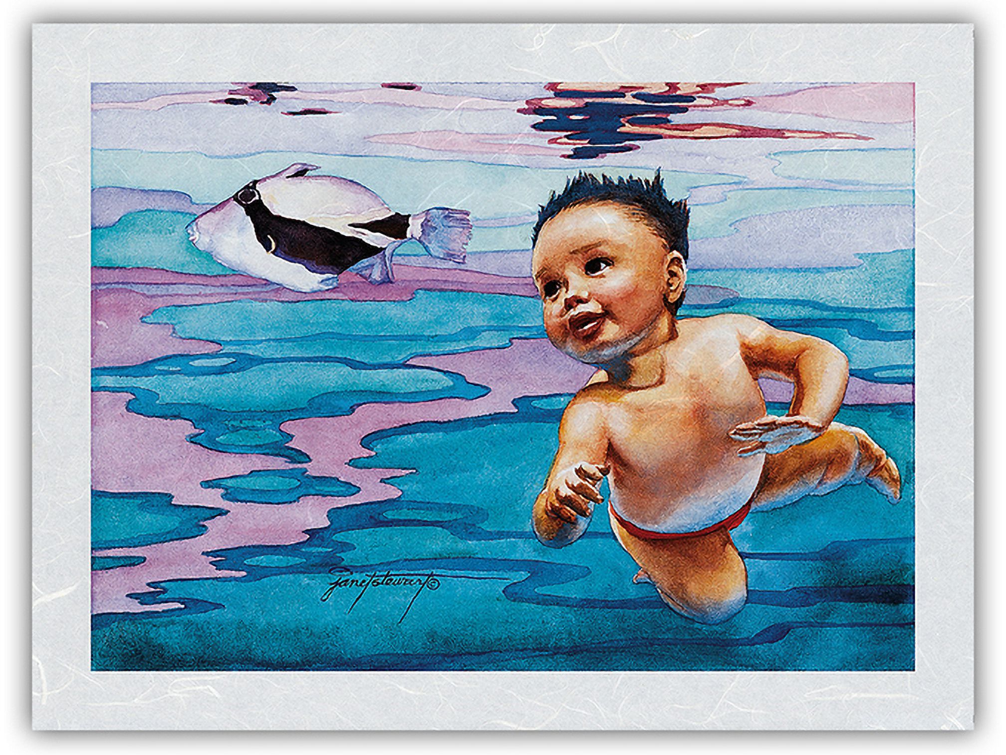 A Fish That Looks Like A Pig - Hawaii - Child with Trigger Fish - From ...