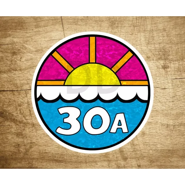 A Florida Emerald Coast A Beach Decal Sticker Seaside Destin Phone ...