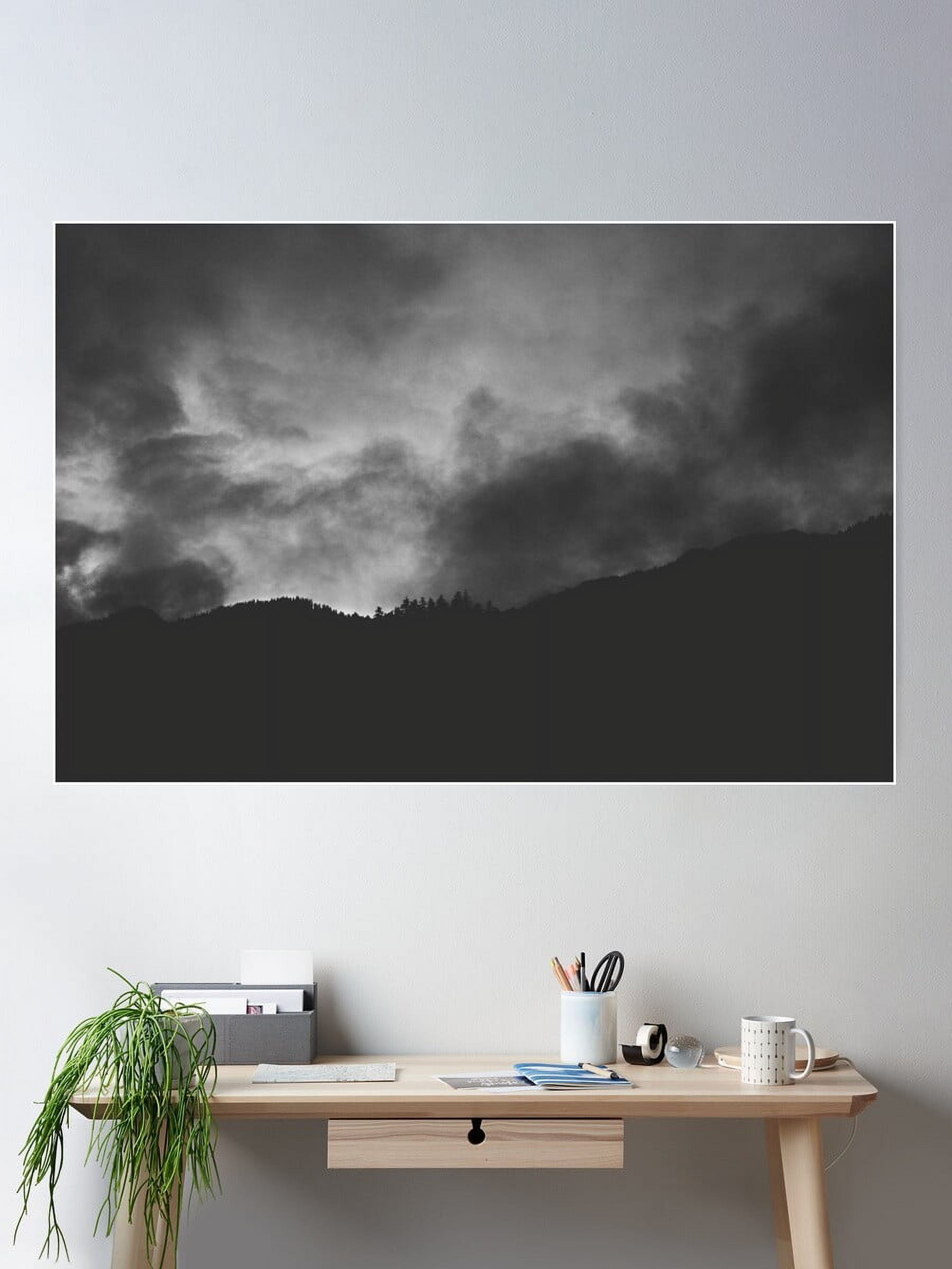A Foggy August Morning Poster Wall Art, Modern Wall Decor For Living ...