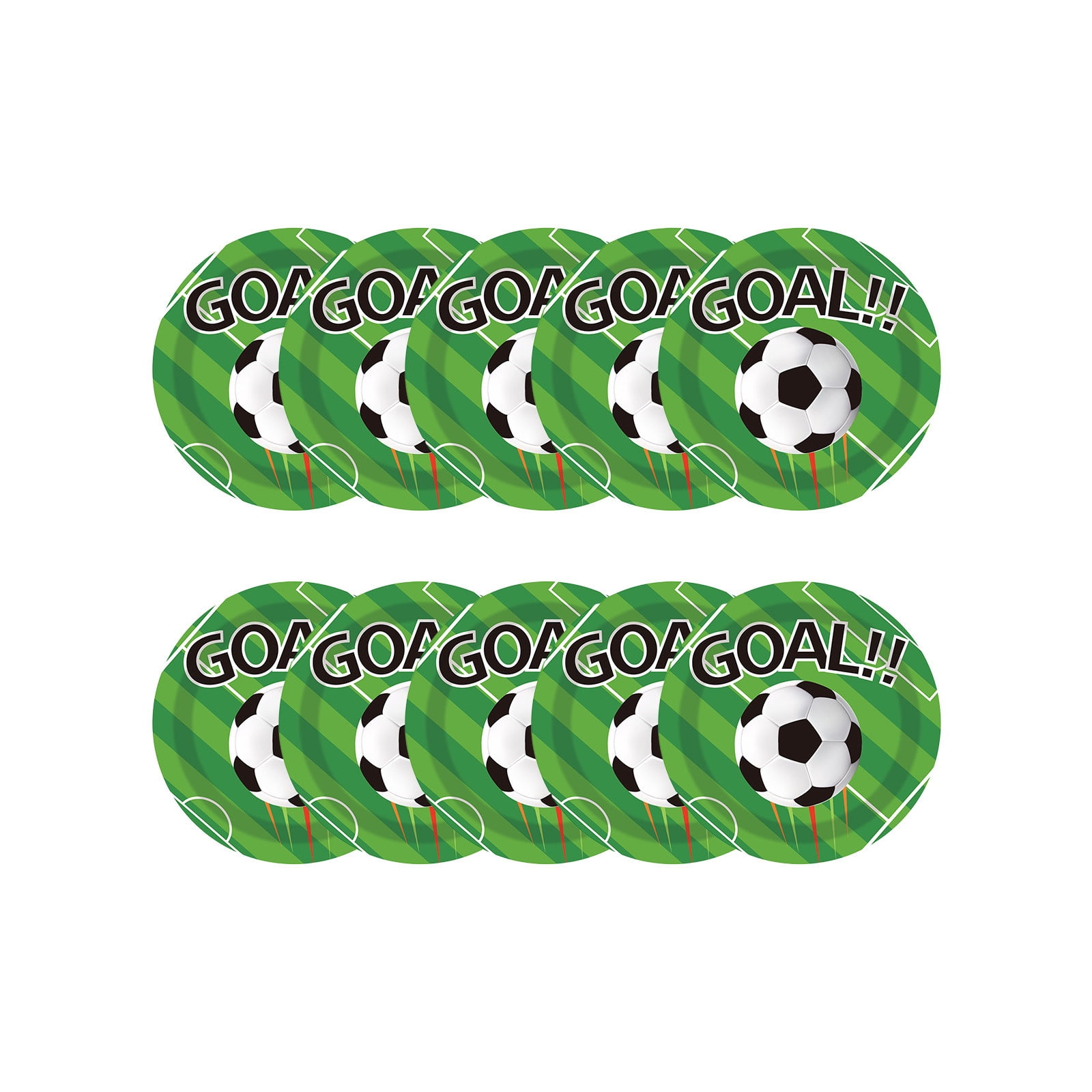A Football Paper Plates 10Ct 7In Disposable Party Supplies Sports Theme ...