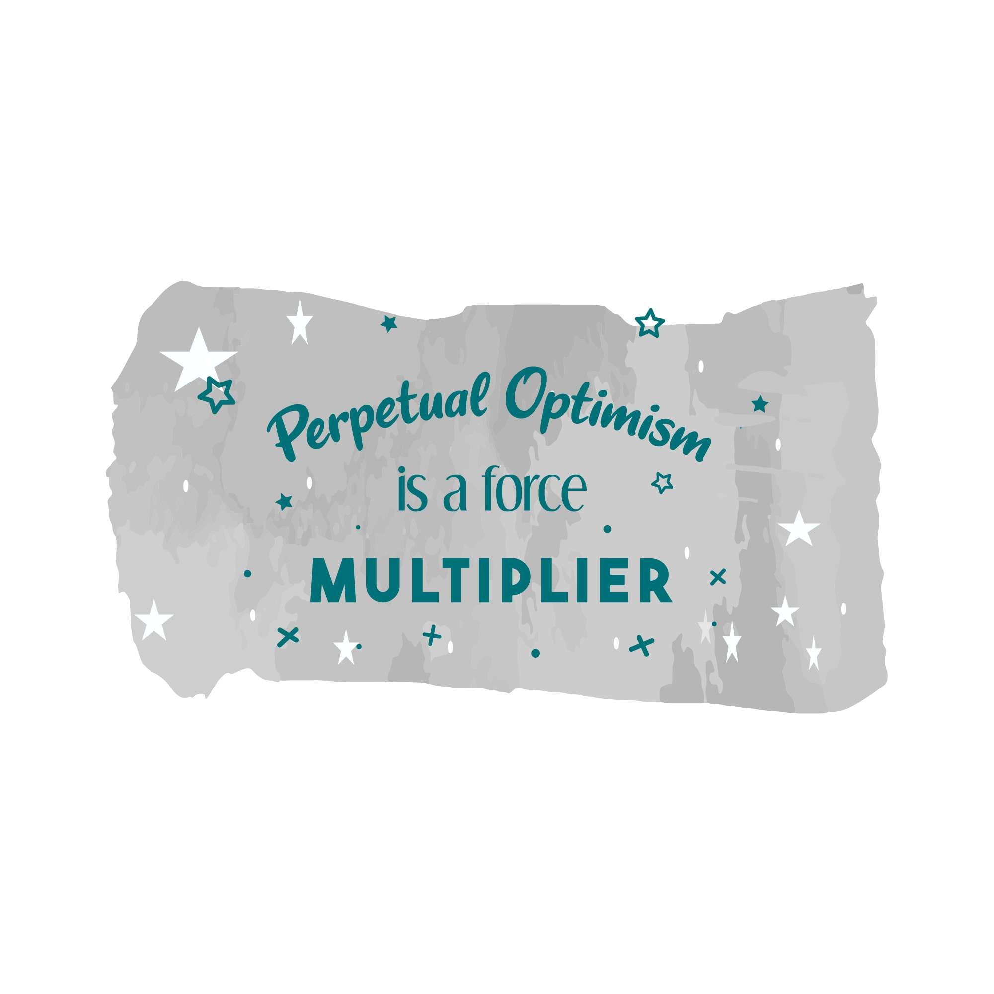 A Force Multiplier Perpetual Optimism Inspiring Quote Wall Design Wall ...