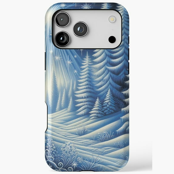 A Forest In Winter Protective Case for iPhone 11 12 13 14 15 16 17 Pro ...