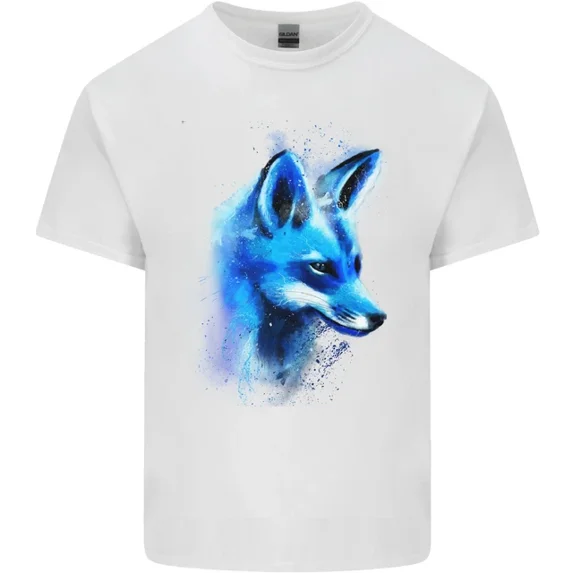 A Fox Watercolour T-Shirt - Walmart.com