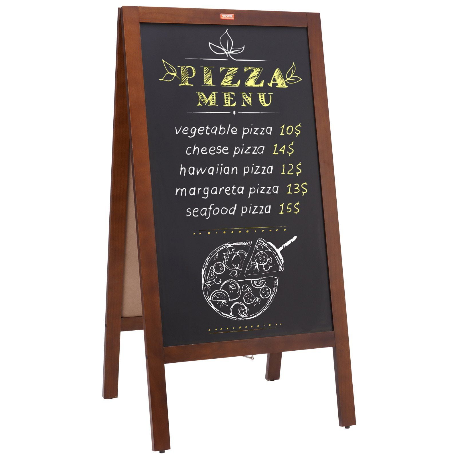 A Frame Chalkboard Sign, Double-Sided Sidewalk Signs, Freestanding ...