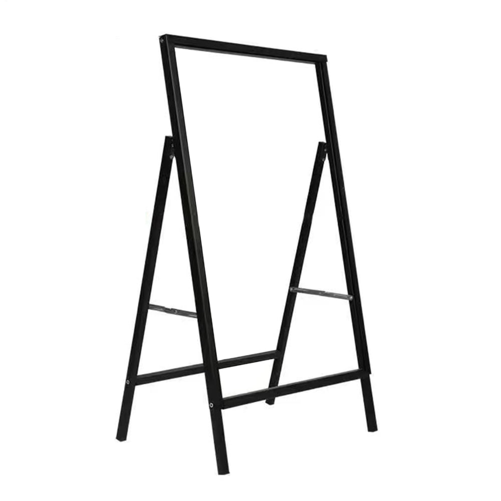 A-Frame Folding Poster Holder Stand, Double-Sided 24x36 Inch Metal Sign ...