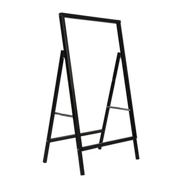 Sandwich Board Signs Outdoor A-Frame Sign Holder 24x36 inches, Black ...