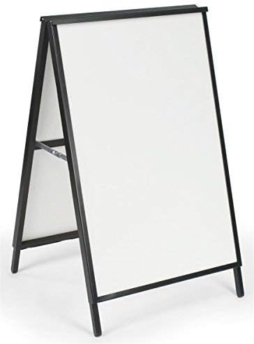 A-Frame Sidewalk Sign for 22x28 Poster Boards, Free-Standing, Double ...