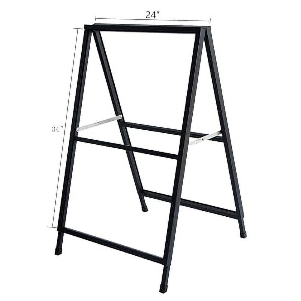 A-Frame Sidewalk Sign 23.8 * 35.8in, Heavy Duty Sandwich Board Double ...