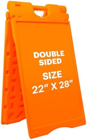 A-Frame Signboard 22” x 28” Display Surface – Large Outdoor Sandwich ...