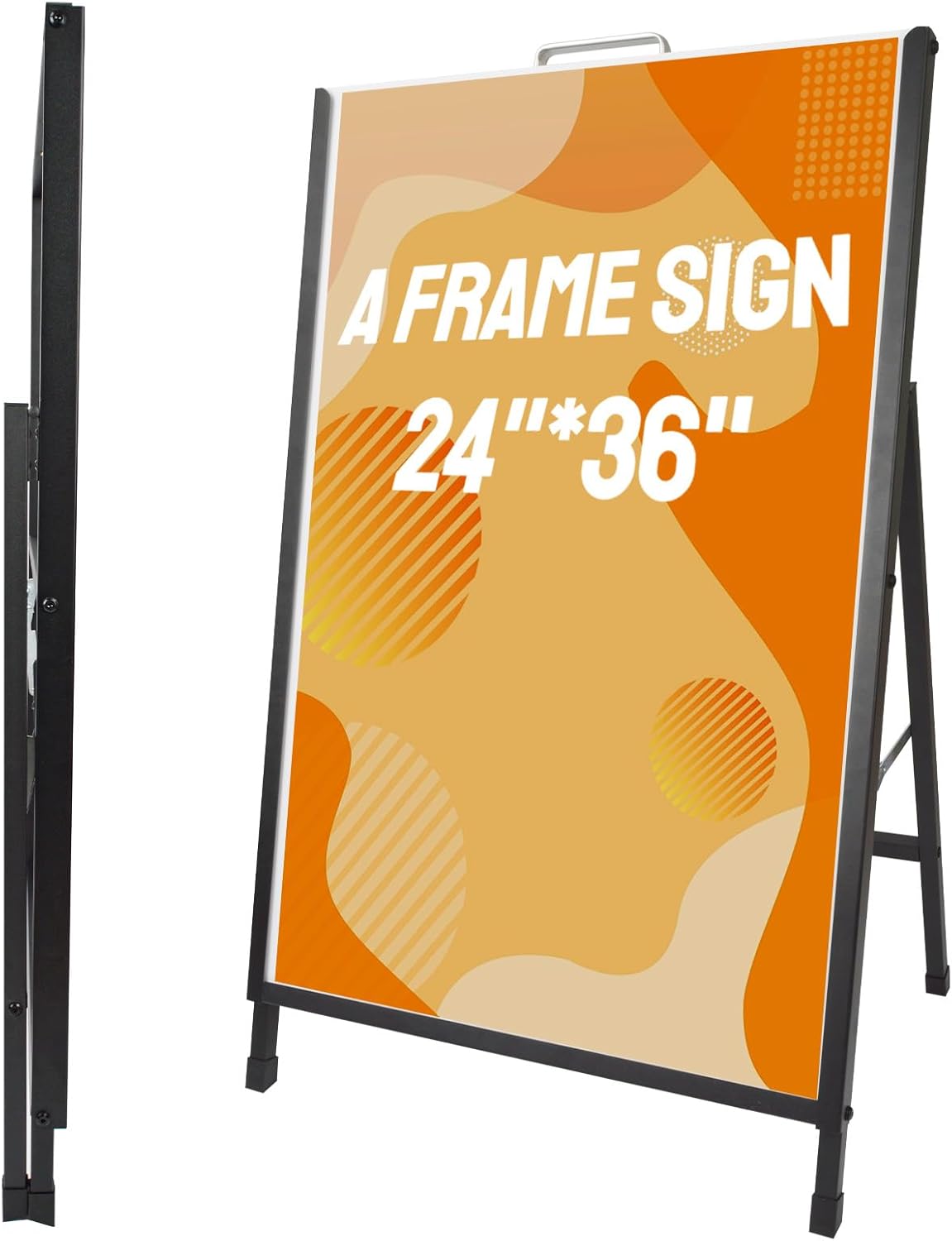 A-Frame Signs Heavy Duty Sandwich Signs,24x36 Inch Sidewalk Folding ...