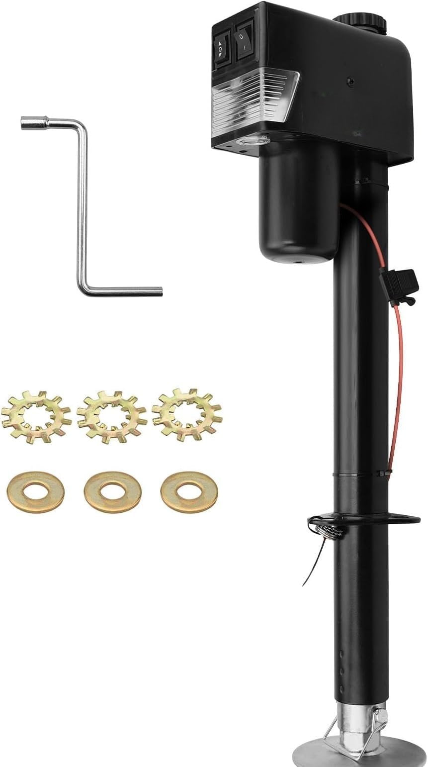 A-Frame Trailer Jack up to 3500-4000lbs RV Power Tongue Jack with ...
