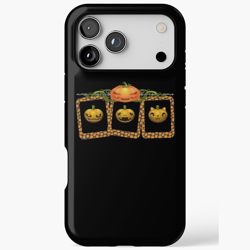 A Framed Pumpkin Jack O Lantern Halloween Portrait Case for iPhone 11 ...