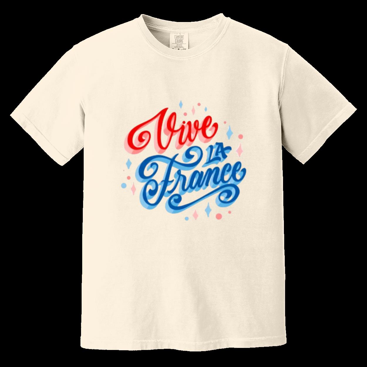 A France Quote In A Calm Font For A National Vibe Comfort Color T-Shirt ...