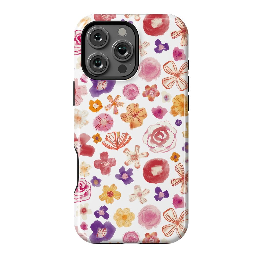 A Fresh And Beautiful Watercolor Wildflowers Themed Tough Case for ...