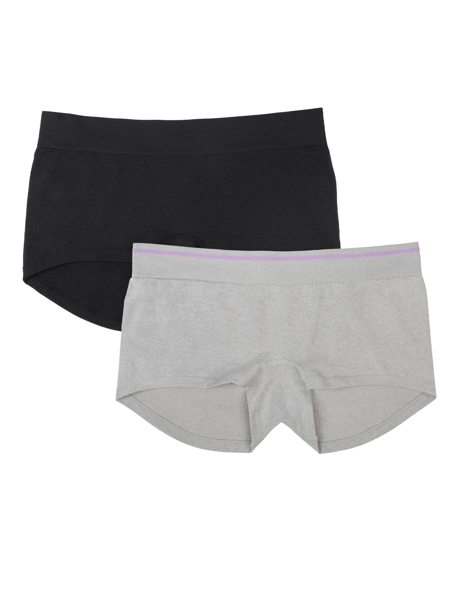 Fresh by Fruit of the Loom Juniors Hey Shorty Seamless Boyshort 2-Pack ...
