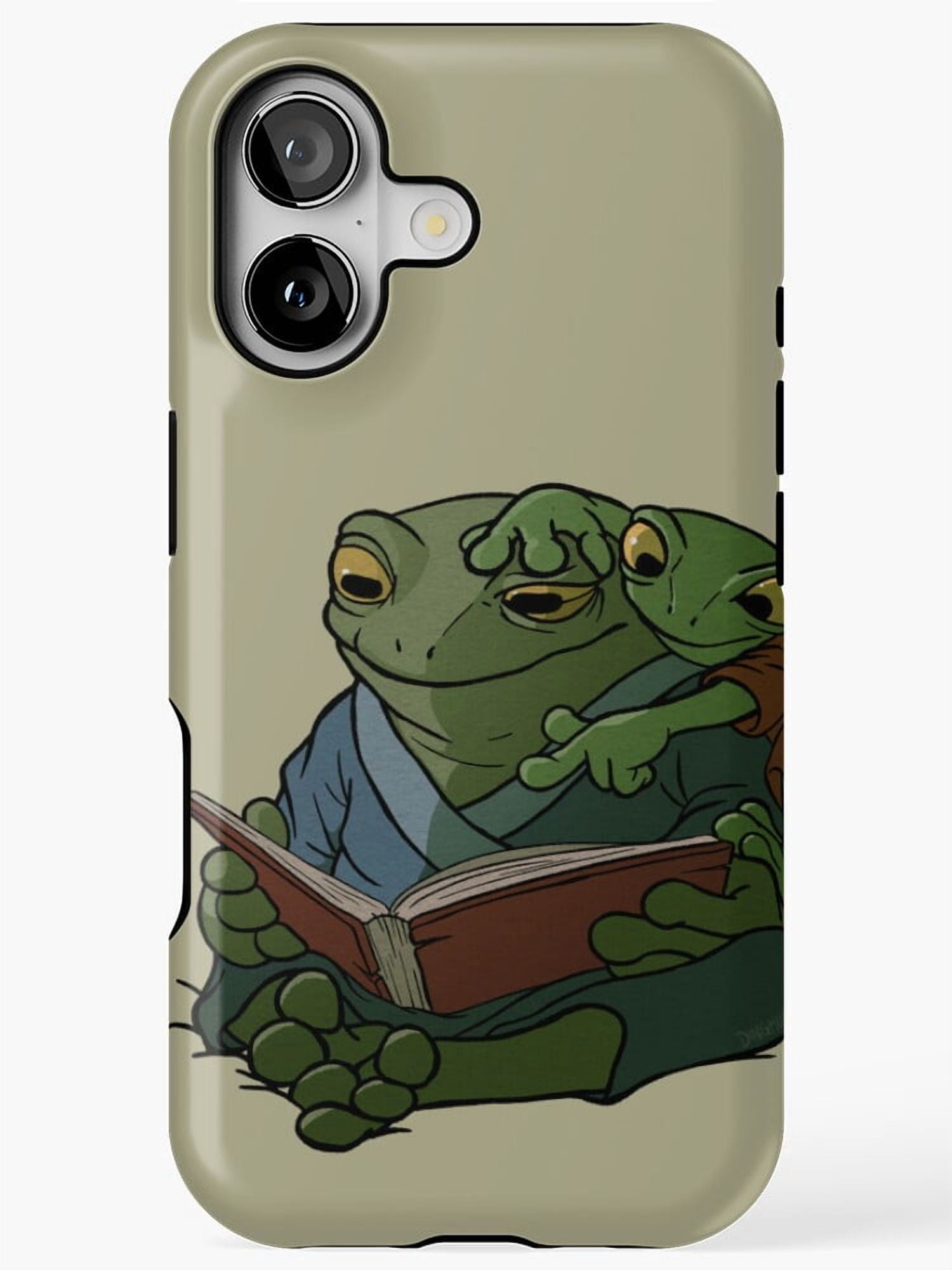 A Frog And His Son Storytime Phone Case for iPhone 11 12 13 14 15 16 17 ...